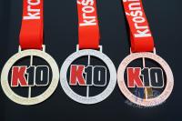 China Custom Spinning Rotating 75mm Metal Award Medals for Marathon 10K Sports Events for sale