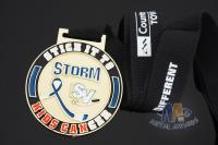 China Custom 50mm Zinc Alloy Sports Award Medals with Soft Enamel and Ribbon for Hockey Baseball for sale