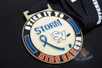 China Custom 50mm Zinc Alloy Sports Award Medals with Soft Enamel and Ribbon for Hockey Baseball for sale