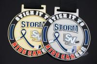 China Custom 50mm Zinc Alloy Sports Award Medals with Soft Enamel and Ribbon for Hockey Baseball for sale