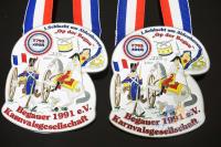 China Custom Zinc Alloy Die Cast Medals 100mm with Soft Enamel and Ribbon for Sports Awards for sale