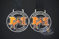 China Mcknight Hockey Sports Club Die Cast Medals Medallion 63.5mm Soft Enamel Ribbon for sale