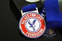 China Custom Die Cast Football Sports Medals 60mm Soft Enamel Imitation Hard Enamel with Ribbon for sale