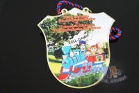 China Custom Soft Enamel Medals with Cord Full Color Brass 50mm Award Medals for sale