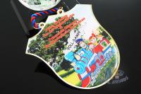 China Custom Soft Enamel Medals with Cord Full Color Brass 50mm Award Medals for sale