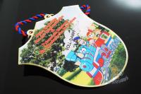 China Custom Soft Enamel Medals with Cord Full Color Brass 50mm Award Medals for sale