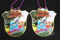 China Custom Soft Enamel Medals with Cord Full Color Brass 50mm Award Medals for sale