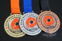China Custom Zinc Alloy Competition Medals 50mm Antique Brass Plating Sandblasted Effect for sale