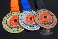 China Custom Zinc Alloy Competition Medals 50mm Antique Brass Plating Sandblasted Effect for sale
