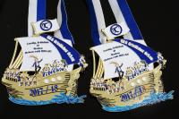 China Custom Soft Enamel Sports Medals 100mm Zinc Alloy Die Cast 3D Effect Award Medallion for sale