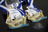China Custom Soft Enamel Sports Medals 100mm Zinc Alloy Die Cast 3D Effect Award Medallion for sale