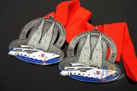 China Custom Die Cast Zinc Alloy Medals 70mm 3D Effect Glitter Colors for Carnival Gifts for sale