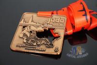 China Custom Judo Sports Award Medals Cut Out Type Copper Bronze Plating 50mm for sale