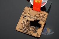 China Custom Judo Sports Award Medals Cut Out Type Copper Bronze Plating 50mm for sale