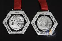 China Custom Sports Running Medals 70mm Zinc Alloy Die Cast Marathon 5k 10k Awards for sale