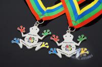 China Custom Metal Award Medals 5k 10k Marathon Sports Running Matt Silver Plating Zinc Alloy for sale