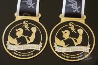 China Custom Sports Medals Bespoke Design Zinc Alloy 2-5mm Thickness Soft Enamel Sublimated Ribbon for sale