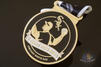 China Custom Sports Medals Bespoke Design Zinc Alloy 2-5mm Thickness Soft Enamel Sublimated Ribbon for sale