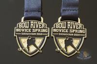 China Custom Soft Enamel Hockey Sports Medals 63.5mm with Logo and Ribbon for Gifts Awards for sale