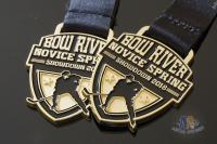China Custom Soft Enamel Hockey Sports Medals 63.5mm with Logo and Ribbon for Gifts Awards for sale