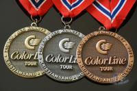 China Custom Large Award Medals 70mm Zinc Alloy Die Cast Antique Gold Silver Copper Plating for sale