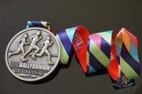 China Custom Sports Medals Half Marathon 10K Running Antique Silver Plating 80mm Zinc Alloy for sale