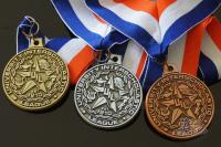 China Custom Round UIL Metal Award Medals Blank Medallion 3D Effect 50mm Zinc Alloy for sale