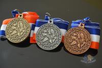 China Custom Round UIL Metal Award Medals Blank Medallion 3D Effect 50mm Zinc Alloy for sale