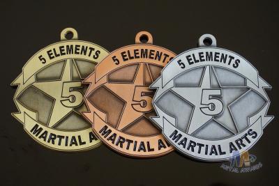 China Custom Metal Award Medals Gold Silver Copper Antique Plating 50mm for sale