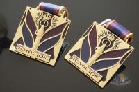 China Custom Sports Medals 70mm Zinc Alloy Soft Enamel with Sublimated Ribbon No MOQ for sale