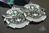 China Custom Zinc Alloy Potter Running Medal 76.2mm Die Cast Sports Award Medallion for sale