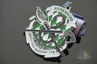 China Custom Zinc Alloy Potter Running Medal 76.2mm Die Cast Sports Award Medallion for sale
