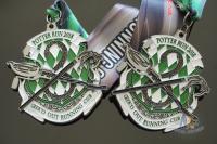 China Custom Zinc Alloy Potter Running Medal 76.2mm Die Cast Sports Award Medallion for sale