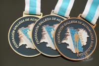 China Custom Die Cast Zinc Alloy Medal 80mm Soft Enamel 3D Effect Sports Award for sale