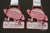 China Custom Die Cast Zinc Alloy Medallion 70mm Spray Light Red Color Soft Enamel for sale