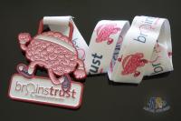 China Custom Die Cast Zinc Alloy Medallion 70mm Spray Light Red Color Soft Enamel for sale