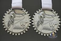 China Custom Cycling Sports Medal 70mm Die Cast Zinc Alloy Antique Silver Plating for sale