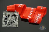 China Custom Oval Run Metal Award Medals 70x70mm for Sport Events Bespoke Zinc Alloy for sale