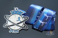 China Custom Virtual Running 100K Sport Metal Award Medal with Ribbon 76.2mm for sale