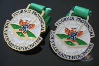 China Custom Round Baseball Metal Award Medals 76.2mm Shiny Silver Die Cast Soft Enamel for sale