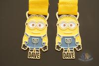 China Custom 50mm 3mm Zinc Alloy Cartoon Sports Medals Die Cast Soft Enamel Gold Plating for sale