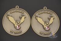 China Custom Baseball Award Medals 60mm Zinc Alloy Die Cast Sports Winner Medallion for sale