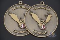 China Custom Baseball Award Medals 60mm Zinc Alloy Die Cast Sports Winner Medallion for sale