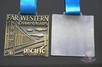 China Custom Zinc Alloy Die Cast Medals 76.2mm for Marathon Running Events Personalised for sale