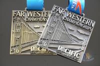 China Custom Zinc Alloy Die Cast Medals 76.2mm for Marathon Running Events Personalised for sale
