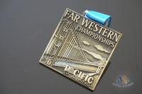 China Custom Zinc Alloy Die Cast Medals 76.2mm for Marathon Running Events Personalised for sale