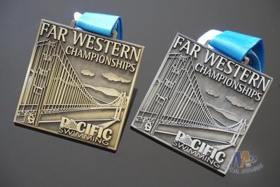 China Custom Zinc Alloy Die Cast Medals 76.2mm for Marathon Running Events Personalised for sale