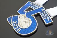 China Custom Glitter Color Metal Award Medals 88.9mm for Sports Events for sale
