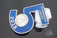 China Custom Glitter Color Metal Award Medals 88.9mm for Sports Events for sale