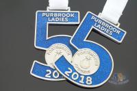 China Custom Glitter Color Metal Award Medals 88.9mm for Sports Events for sale